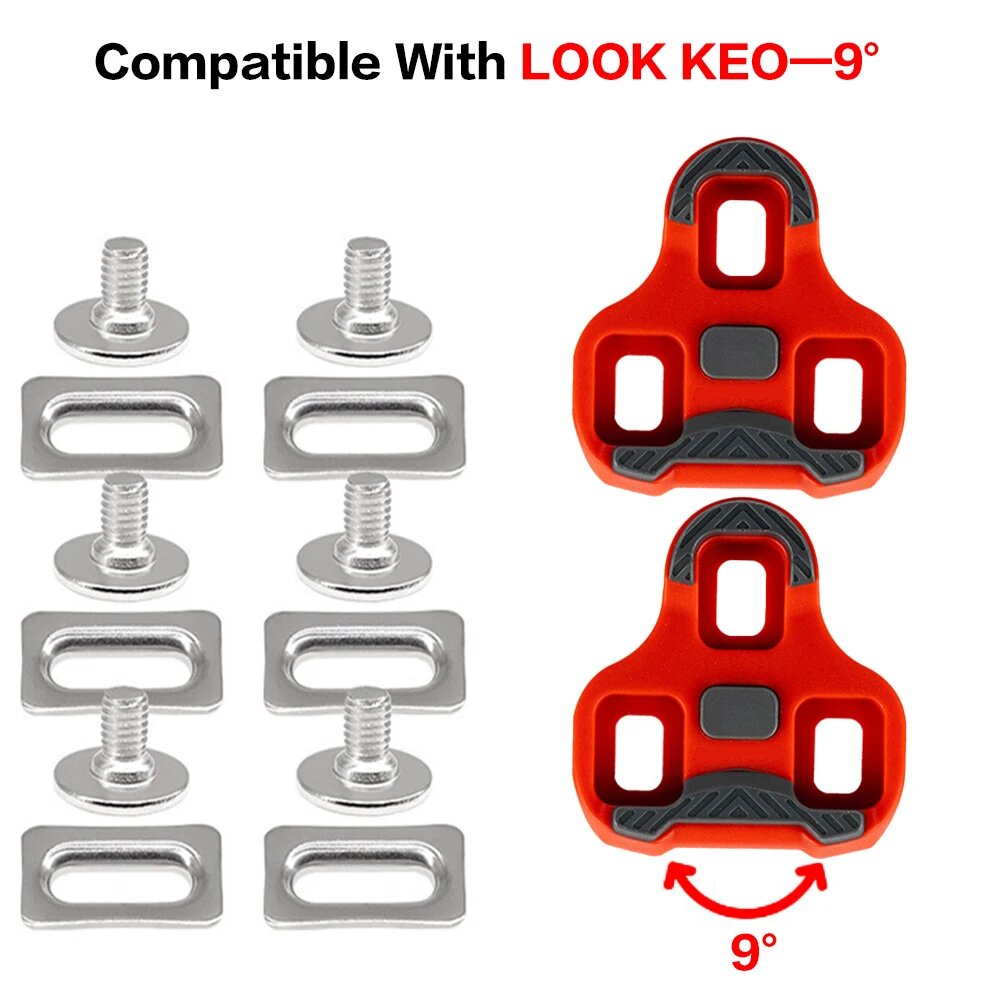 Велопедали LOOK KEO-9° красные