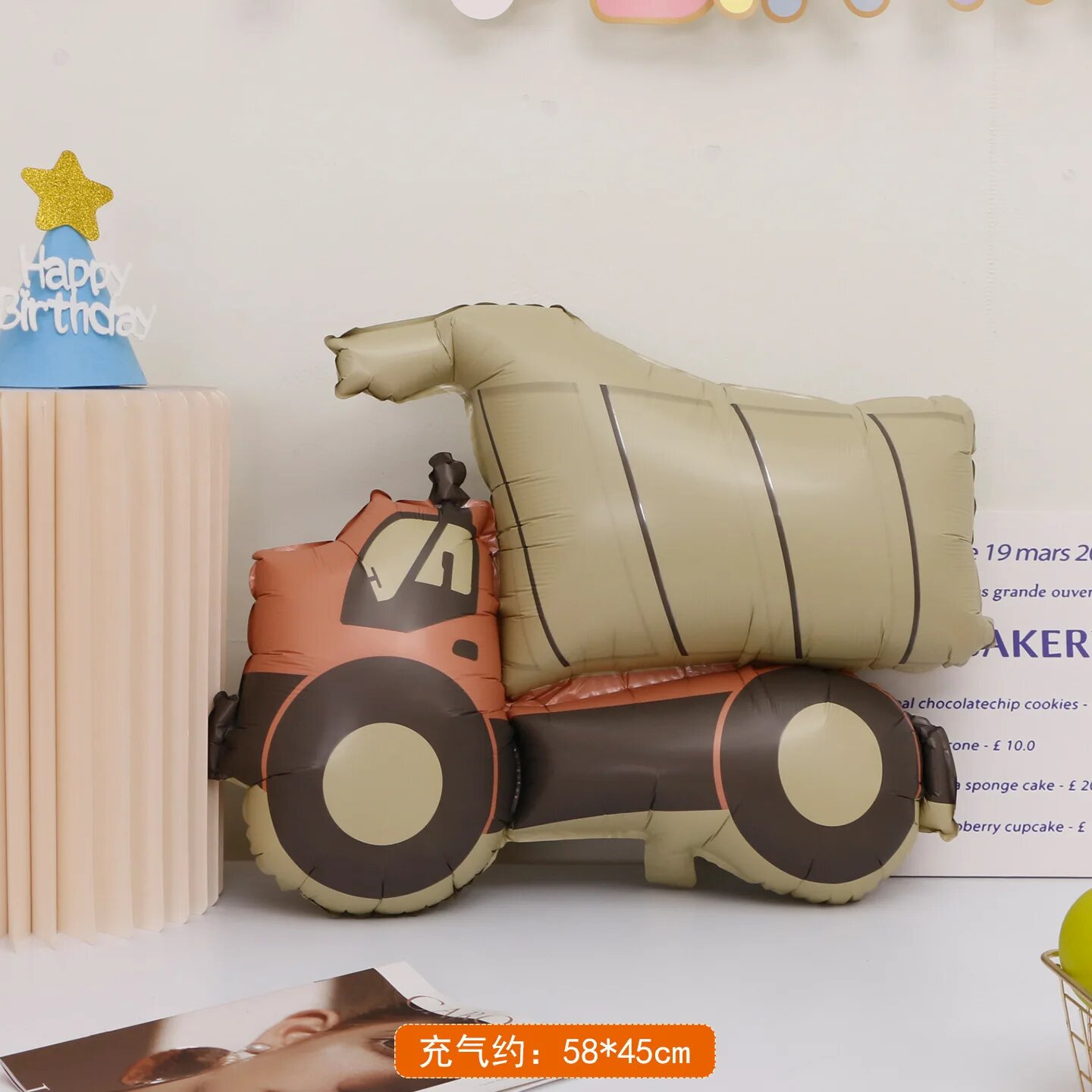 Фольгированный шар-грузовик, 58*45см, Matte-engineering