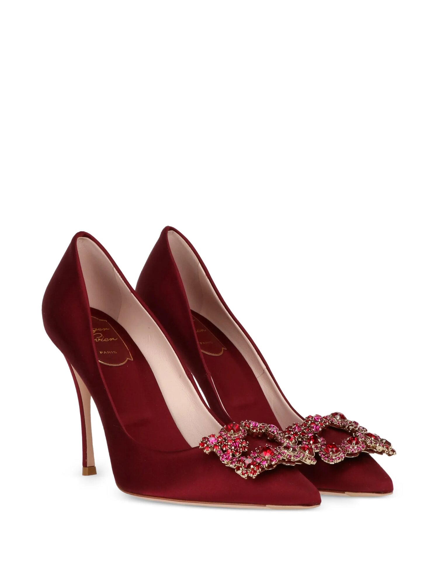 Туфли Roger Vivier Embellished pumps, размер 38, red — фото 1