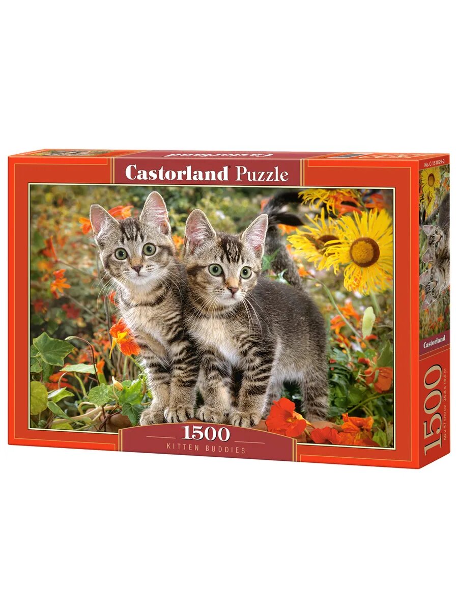 CastorLand Пазл Усатые приятели, 1500 деталей