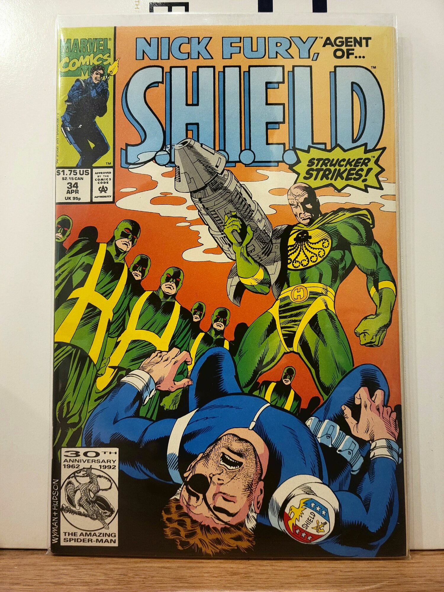 Ретро Комикс Shield #34. 1992 Год. Оригинал!