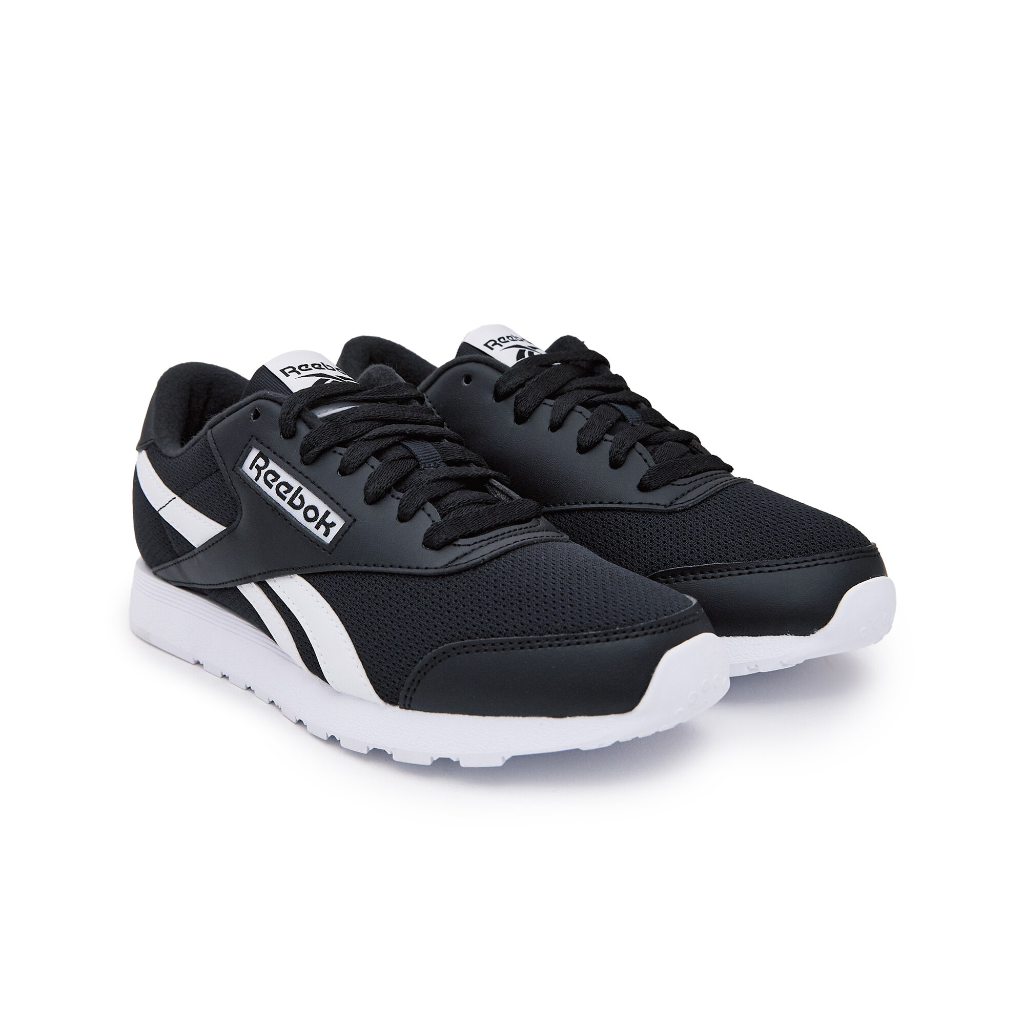 Кроссовки Reebok Royal Prime Run, размер 10 US, черный/белый — фото 1