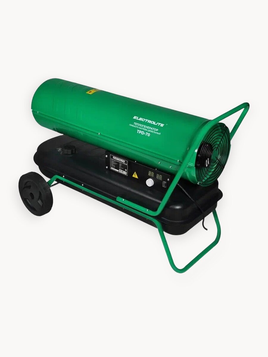 Дизельная тепловая пушка Electrolite TPD-70 (70 кВт; 1500 м3; 4.7 л/ч; прямой нагрев)