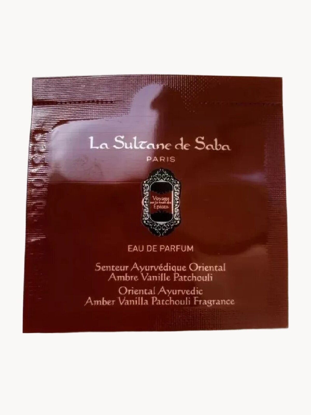 Пробник духов 1шт 0.5 мл Ayurvedique Ambre Vanille Patchouli
