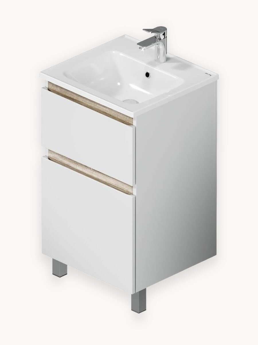 Тумба под раковину AM.PM X-Joy, напольная, 50 см, цвет белый глянец