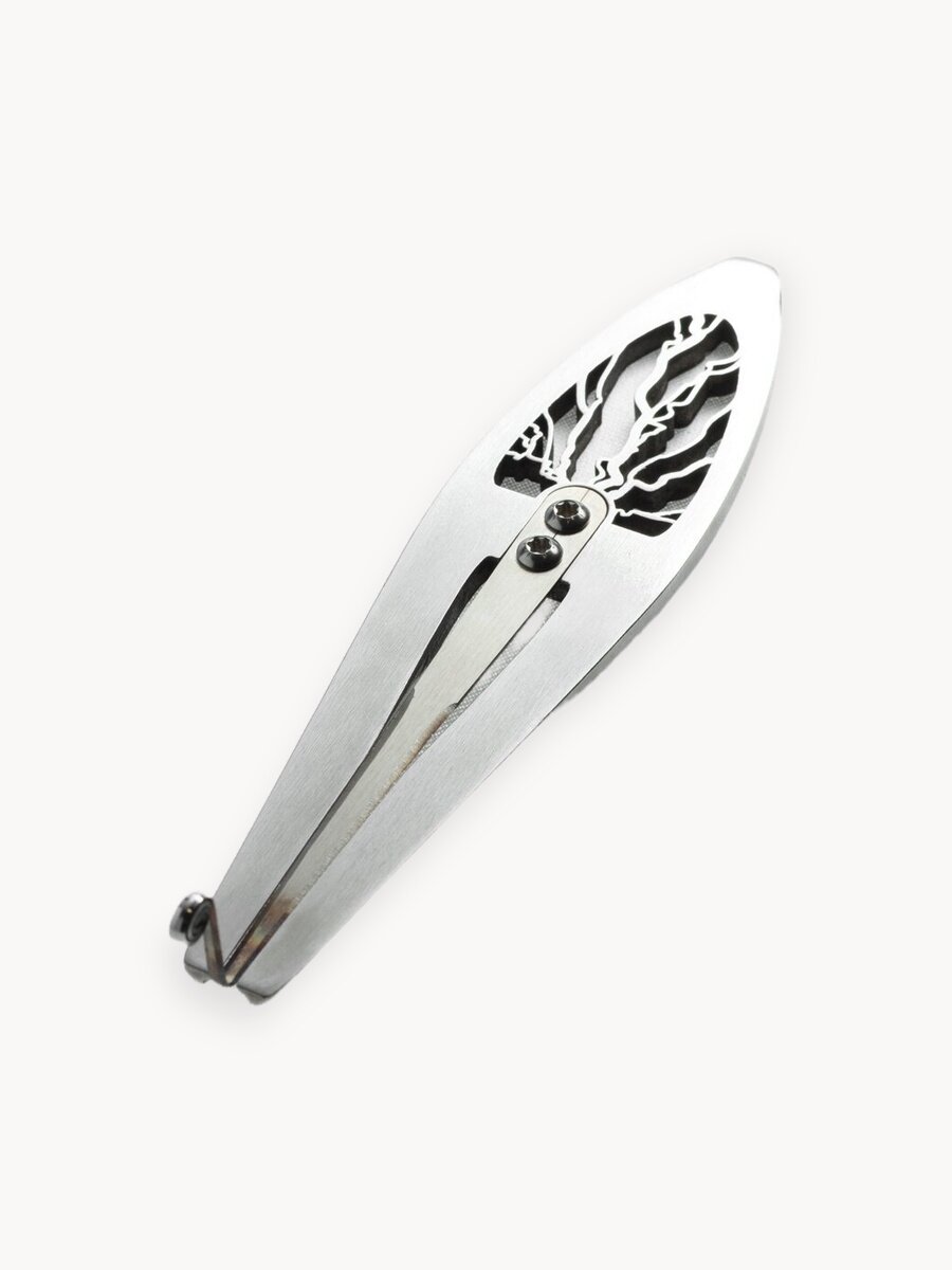 Варган "Тесла", музыкальный инструмент, сталь, серебристый, 23x10x5 см