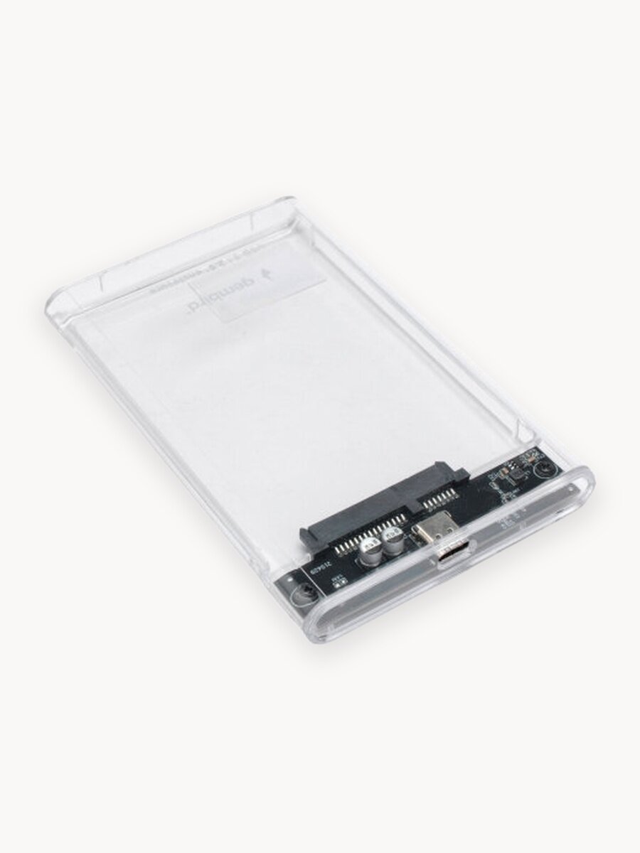 Внешний корпус для HDD 2.5" Gembird EE2-U3S-7, пластик, прозрачный, USB 3.0