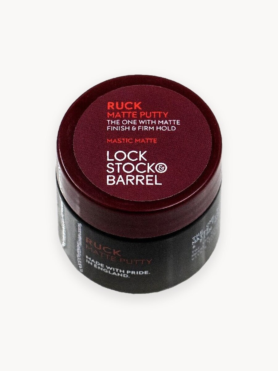 Lock Stock & Barrel Матовая мастика-помада для волос мужская Ruck Matte Putty, 30 гр, для увеличения массы волос