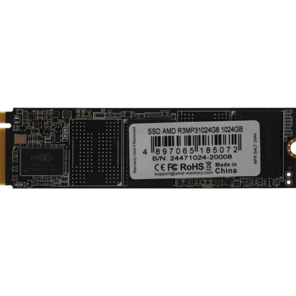 SSD накопитель AMD Radeon R3MP31024G8 1ТБ, M.2 2280, PCIe 3.0 x4, NVMe, M.2