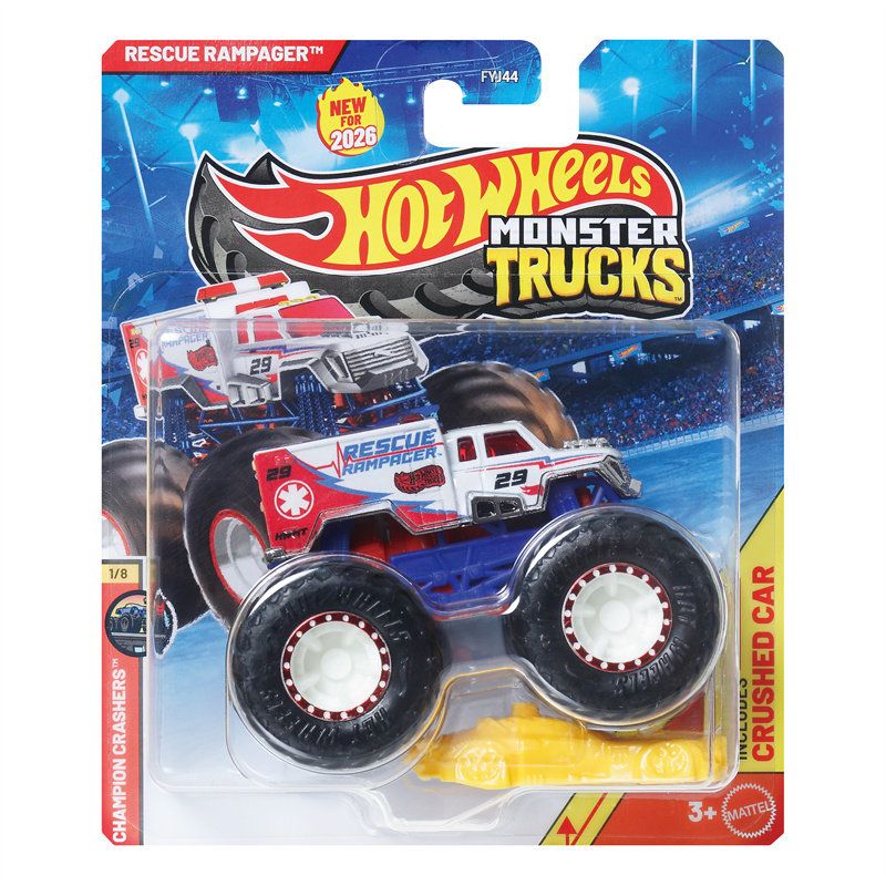 Машинка WHEELS MODEL 1:64 RESCUE RAMPAGER Die-cast Alloy Model Collection Toy Children Gifts