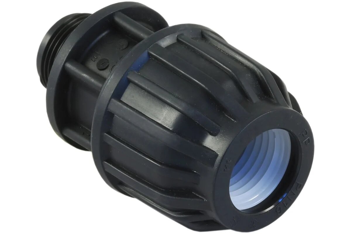 Heisskraft Муфта наружной резьбы 25x1 для ПНД, соединение труб ПНД 11202525.