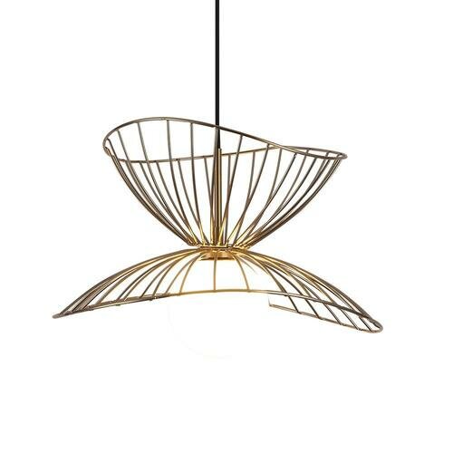 40CM кованая железная люстра, 220V G9 5W Простой ресторан Лампа Креативный секс Бар Столовая Спальня Гостиная Свет, Золотой