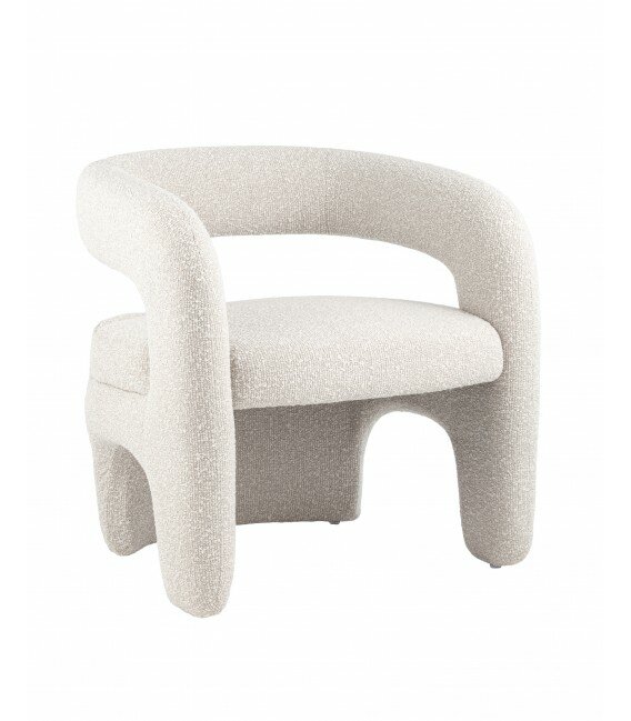 Кресло лаунж Бикс жемчужный