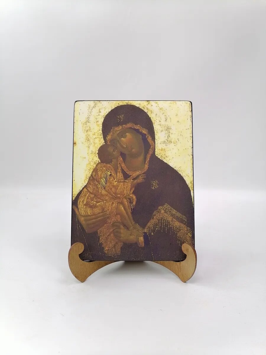 Феофан Грек. Богоматерь Донская.15x20x1,8 см, арт А6196