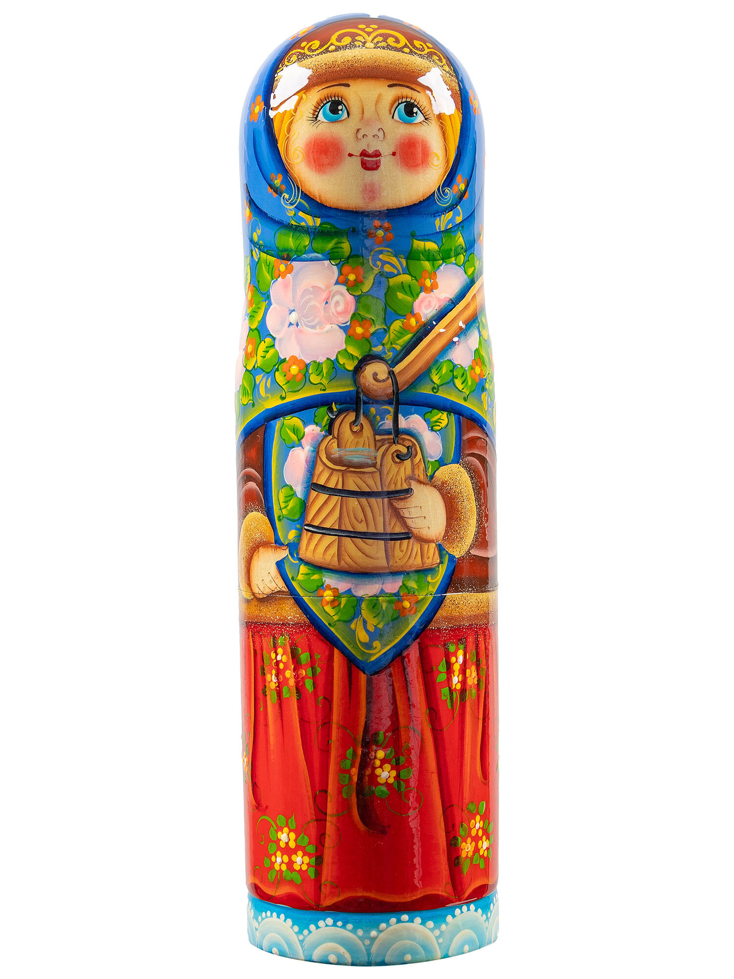 Футляр-бар для бутылки Девушка с коромыслом (НХП-ЯР/01-03-50/013013)