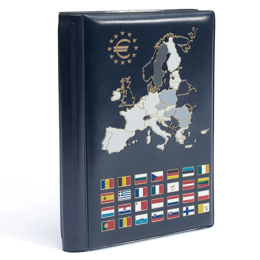 Альбом NUMIS POCKET EURO на 12 наборов монет евро. Leuchtturm, #330102