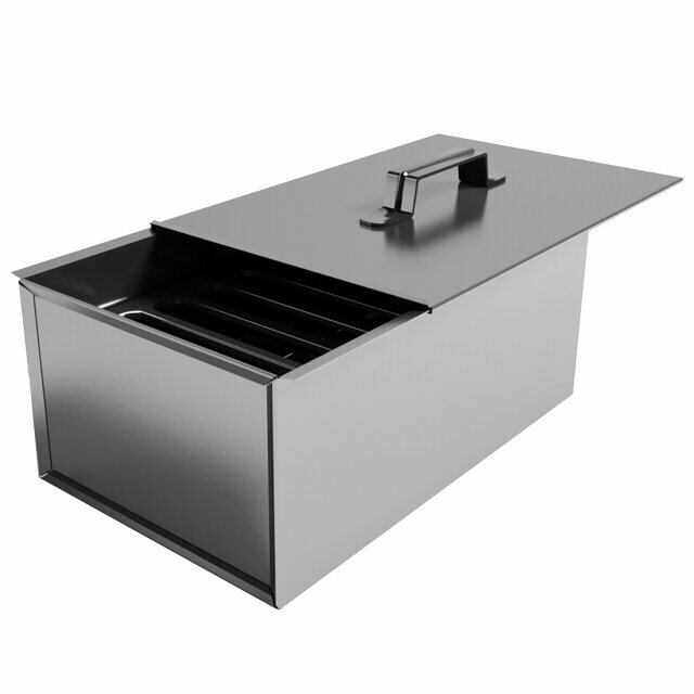 Коптильня севзапуголь двухъярусная 37х24х17,5см сталь 0,7мм