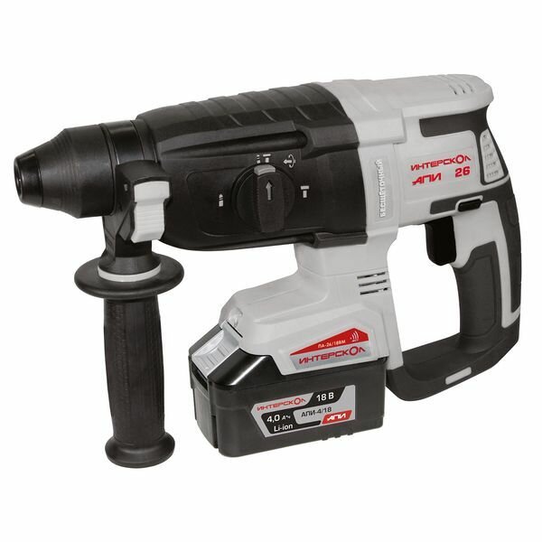 Перфоратор аккумуляторный Интерскол ПА-26/18ВМ, емкость 2 А. ч
