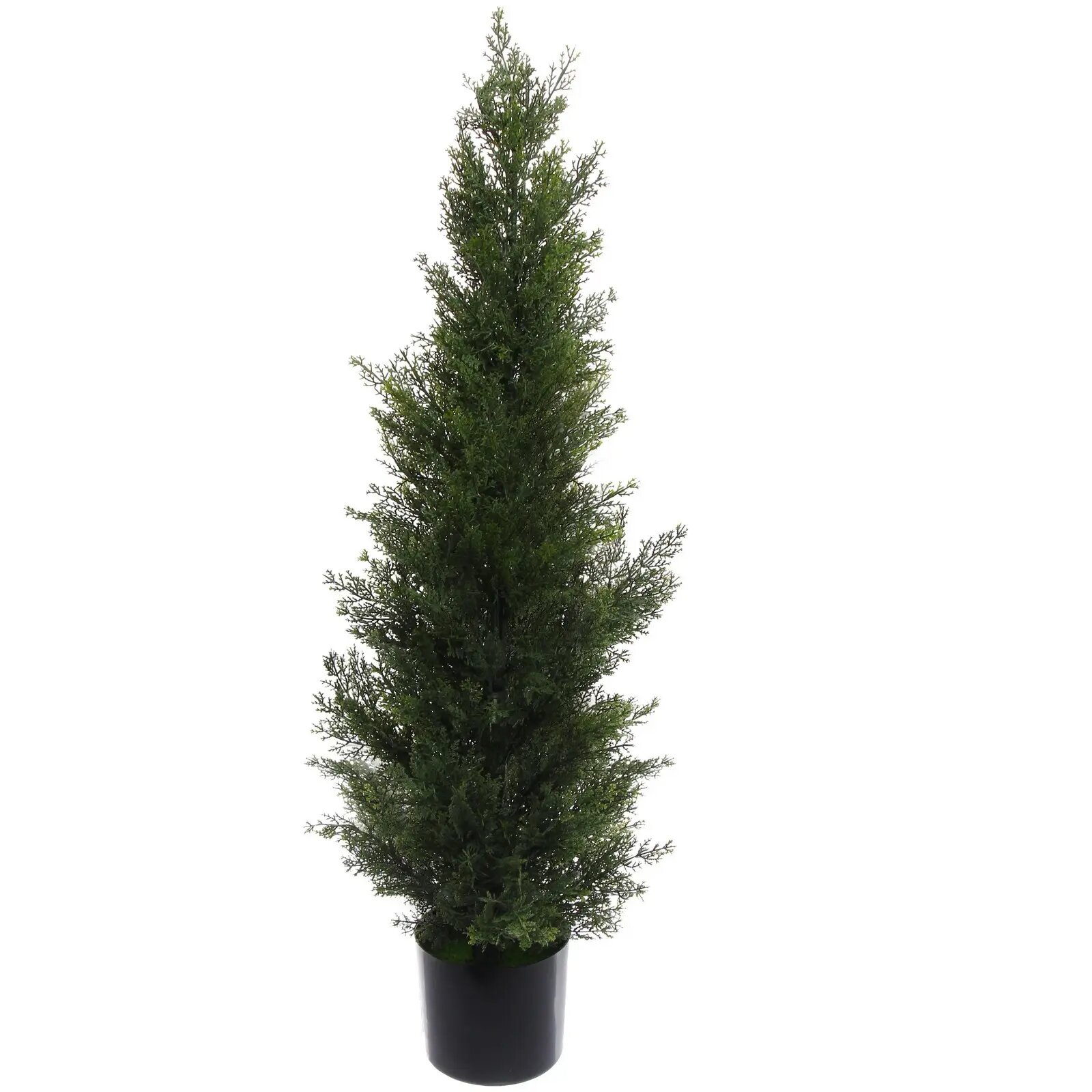 Дерево искусственное "Туя Смарагд" 90см, пластик, цвет темно-зеленый