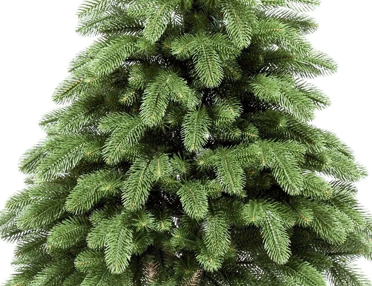 Настольная ель афродита, 90 см, зелёная, хвоя 100% литая, царь елка