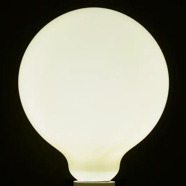 Лампа светодиодная Lexman Milky E27 220 В 9 Вт шар большой 1055 лм цвет белый