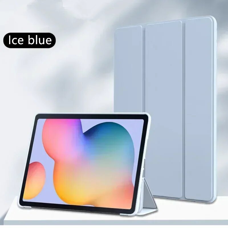 Чехол для Samsung Galaxy Tab S6 lite 10,4 дюйма, складной силиконовый мягкий магнитный кожаный смарт-чехол для планшета s6 lite SM-P625 P613 P610
