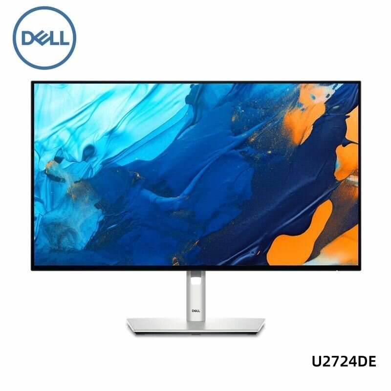 Dell 27" Монитор U2724DE,2K,2000:1, DCI-P3 98%,120 Гц, Thunderbolt 4, Анти-синий свет, серебристый