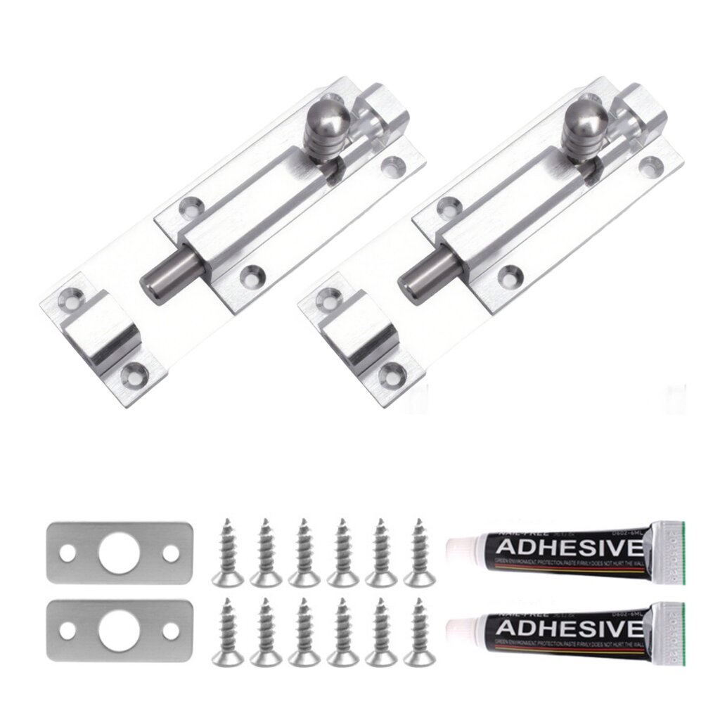 Многофункциональная нержавеющая сталь, монтажный безопасный болт, тяжелый тип, задвижки для дверей, ворот, сараев