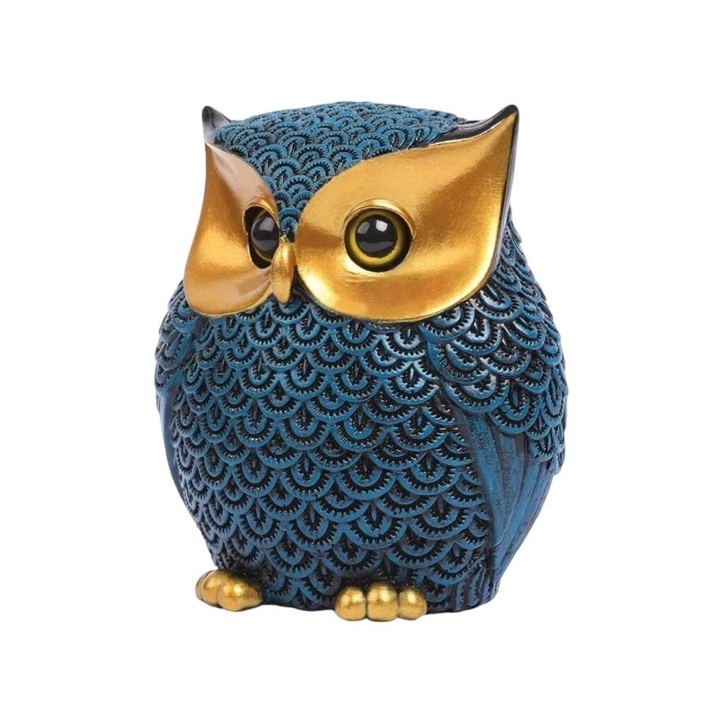 Статуэтка Совы Украшает Дом Милыми Скульптурами Мелких Животных, Винтажными Статуэтками Совы для Книжных Полок, Спальни, Гостиной