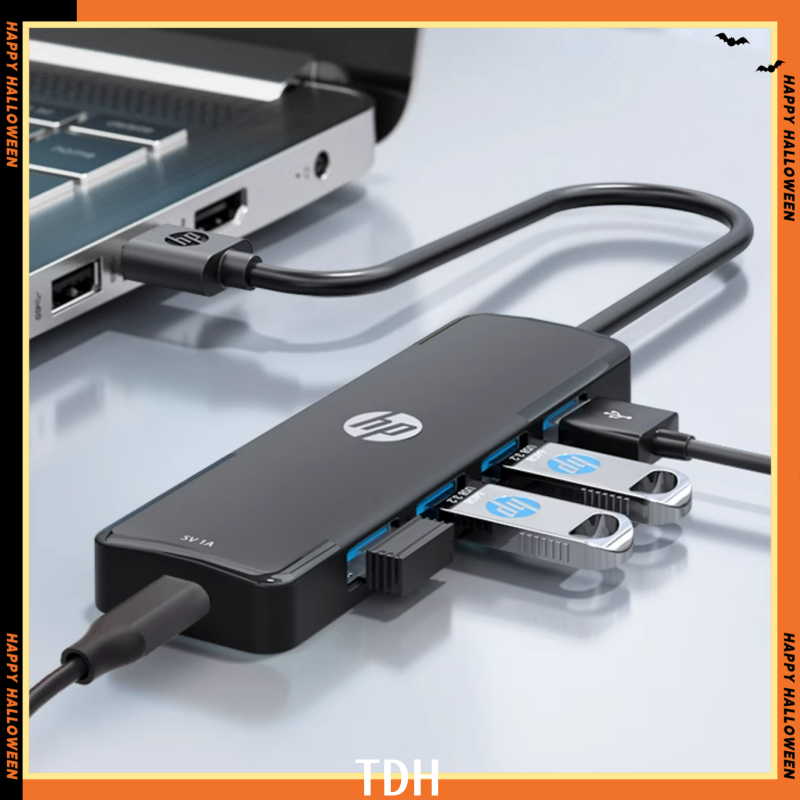 HP док-станция расширения usb/USB3.0*4+TYpe-C*1 черное