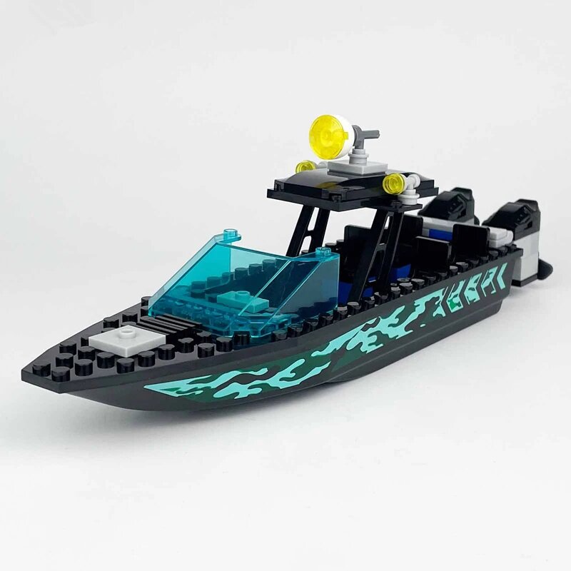 Конструктор LEGO: Черная скоростная лодка