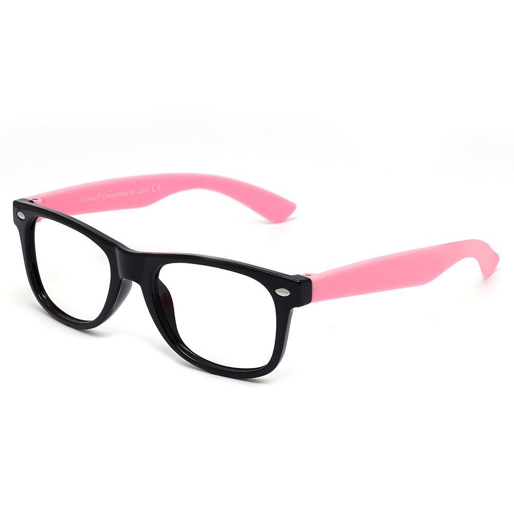 CYXUS Injection Molding Oval Eyeglass Frames Kids' OneSize