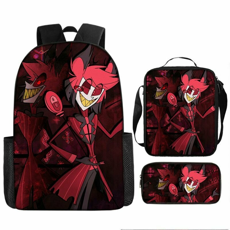 Школьная из трех частей / Отель Харбин / с чехлом для карандашей и сумка мессенджер