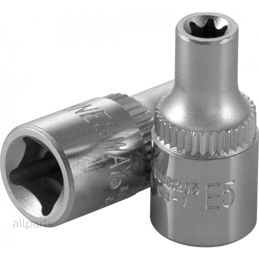 JONNESWAY S06H206 Торцевая головка 1/4"DR внешний TORX® Е-6