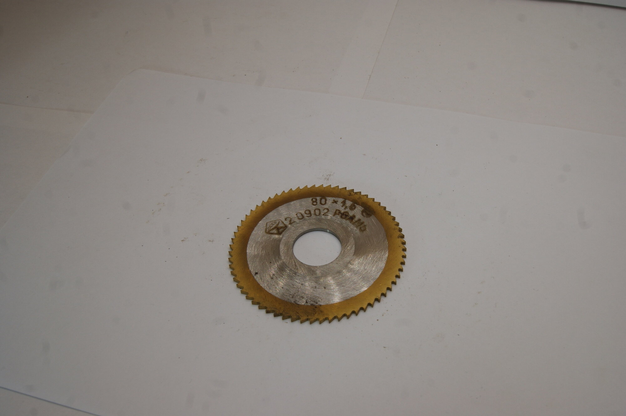 Фреза отрезная дисковая по металлу 80х1.6х22мм. z 64 Р6АМ5 СССР КИБ