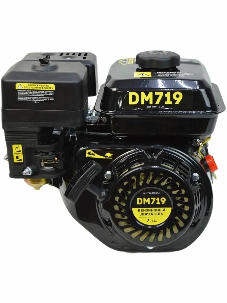 Двигатель DM 7,0л. с. DM719 (170F, вых. вал 19мм шпонка); 16кг