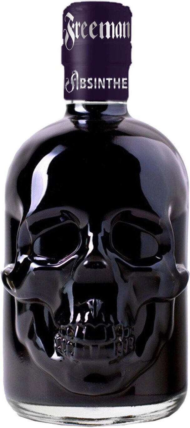 Ликер "Фримен" Блэк Абсент, настойка горькая, 0.5 л