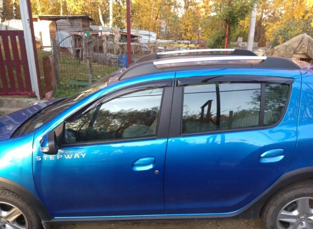 Дефлекторы окон Renault Sandero с 2014 г.