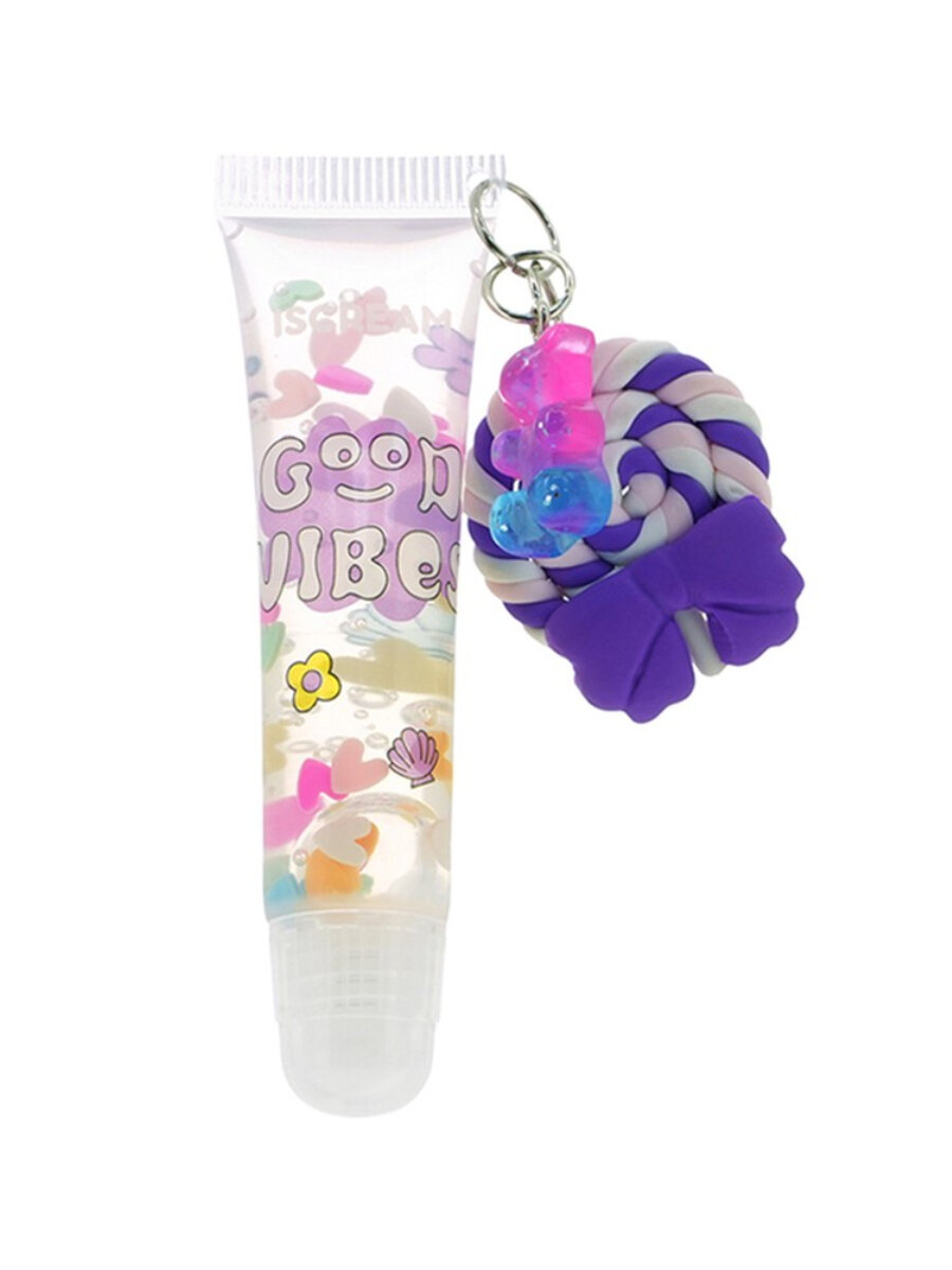 Блеск-масло для ухода за губами ISCREAM GOOD VIBES, тон сердца