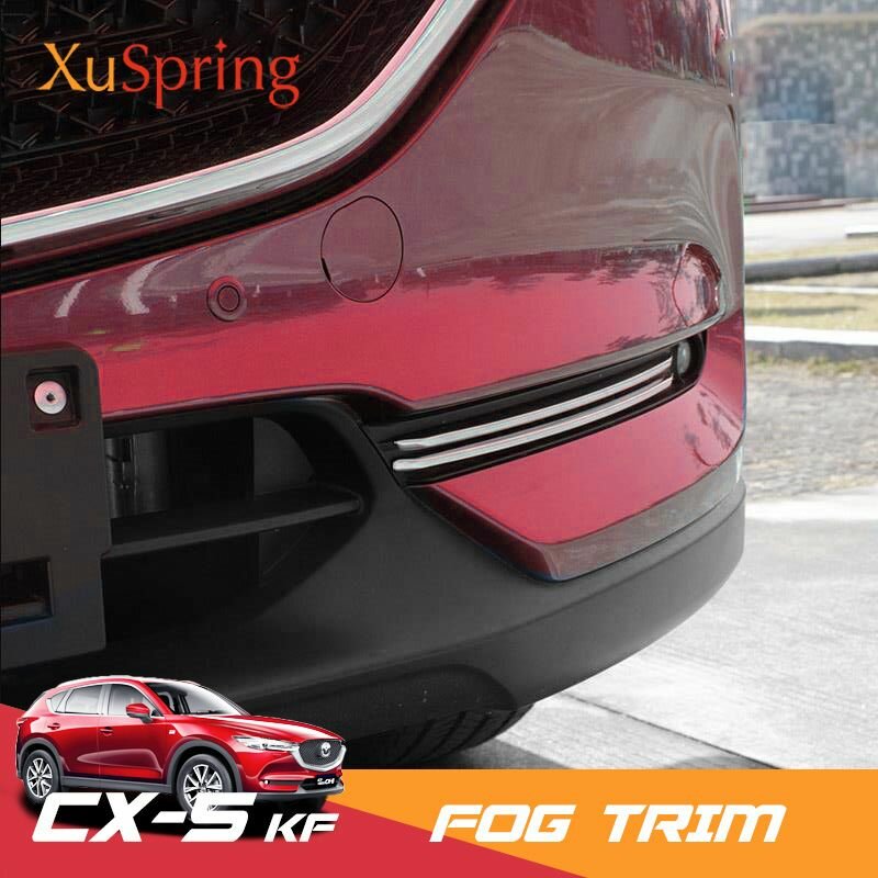 Молдинг для автомобиля, Тюнинг и внешний декор, Отделка противотуманных фар, для Mazda CX-5 CX5 KF, 2017-2021, к-т 4 шт