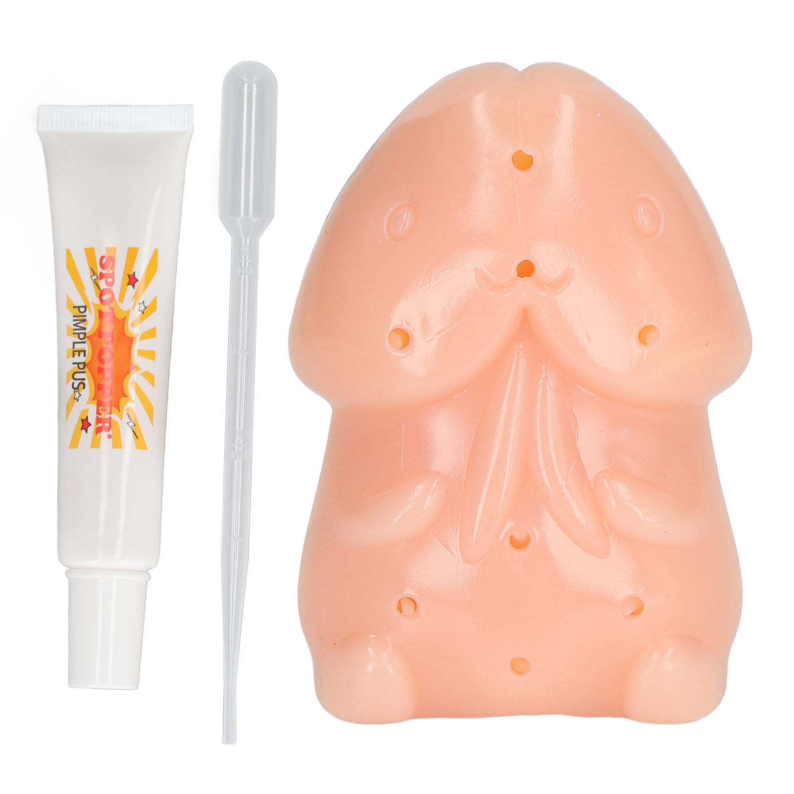 Squeeze Pimple Toy Safe Гибкий упругий стресс облегчает забавные прыщина игрушки игрушки