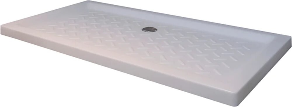 Поддон для душа RGW Ceramics CR-108 керамический, 100x80 см, прямоугольный, низкий, с антискользящим покрытием, немецкий