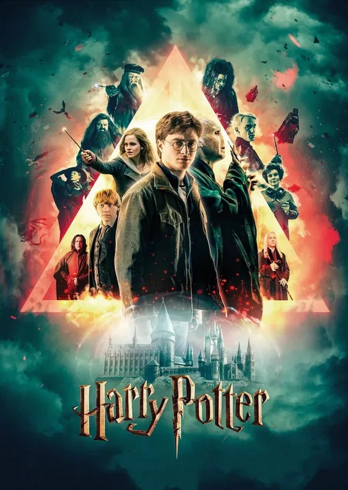 Плакат, постер Harry Potter. Гарри Поттер на бумаге, размер 30х42см
