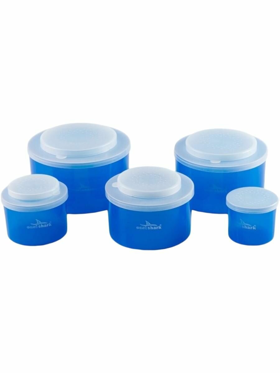 Емкости для наживки EastShark 5в1Bait Set Box синие