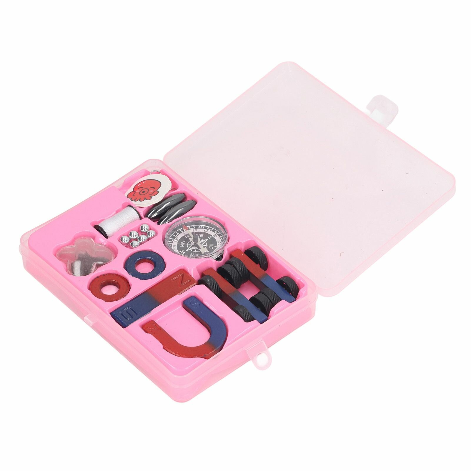 Большой набор магнитов для школьных экспериментов и игр