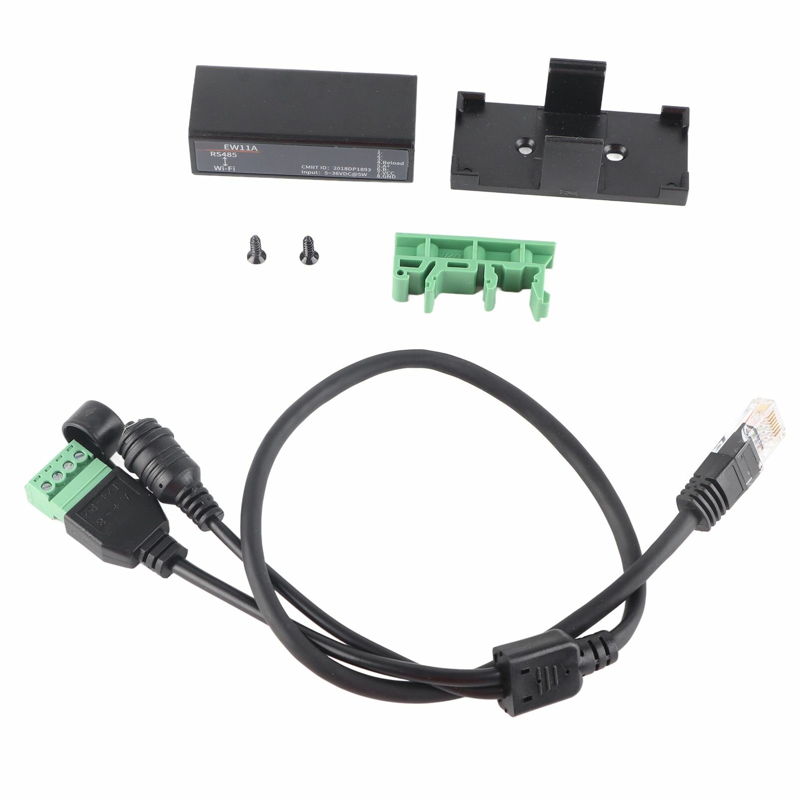 Модуль беспроводной связи RS485 - WiFi Serial Server со встроенной антенной и интерфейсом RJ45. Сетевой преобразователь. Точка доступа.