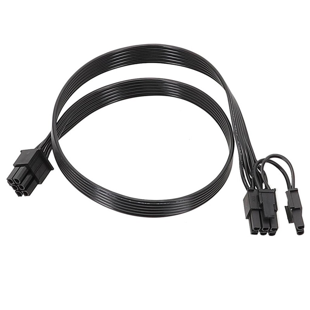 6PIN revolution 6 + 2 штекерный кабель модуля видеокарты плоский кабель-20 см