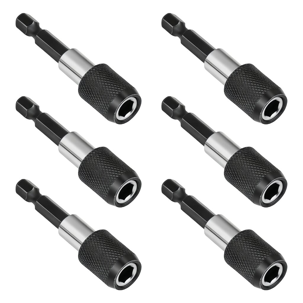 6 шт. Магнитный держатель бит с быстрой сменой 1/4 дюйма для дрели и отвертки