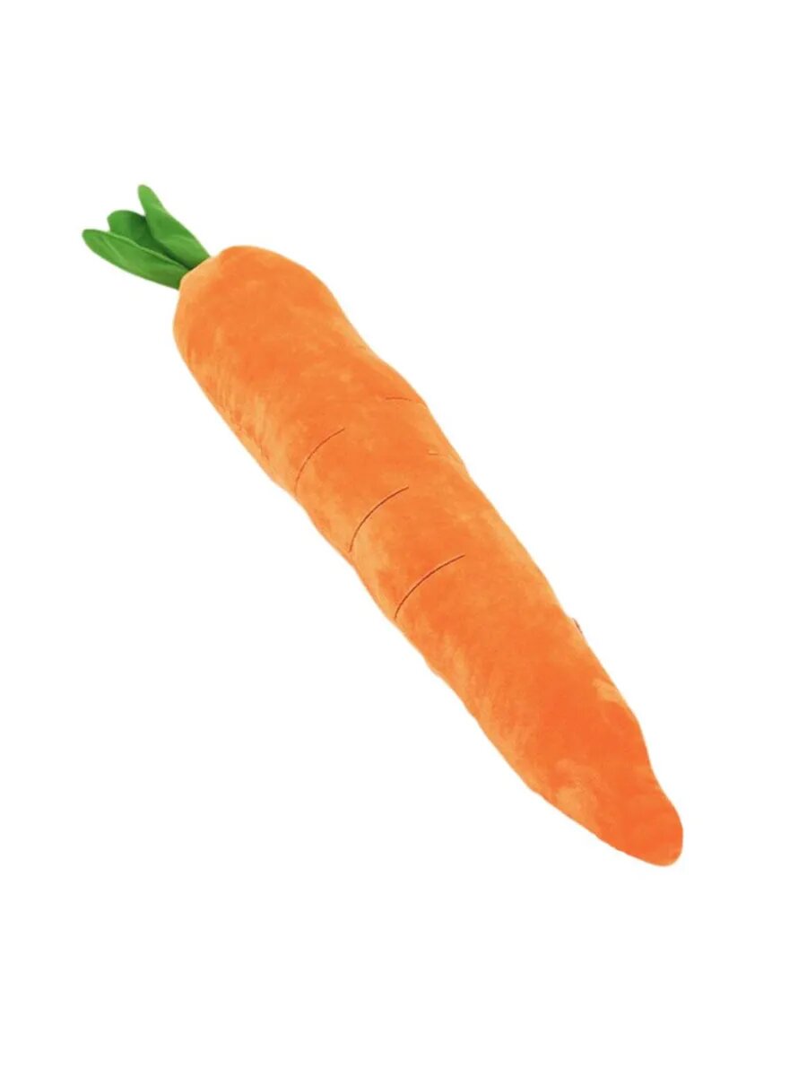 Морковь для собак, 75 см, мягкая, скрипящая, для жевания