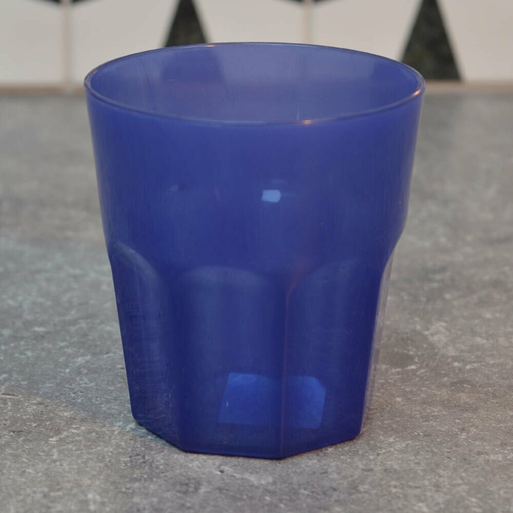 Стакан пластиковый граненый "4Family", 300мл, цвет в ассортименте